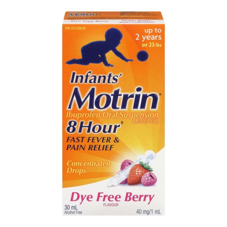 Motrin Infant Drops Dye Free Berry 30ML - Young's Pharmacy & Homecare