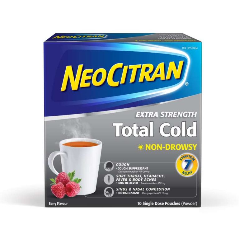 Neocitran Ex-Strength Tota Cold Non Drowsy Berry 10 - Young's Pharmacy ...